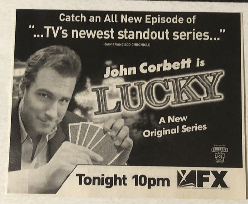 Lucky FX Tv Guide Print Ad John Corbett TPA18 | eBay