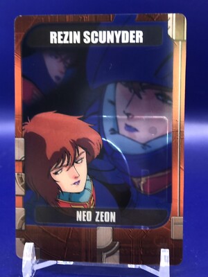 Rezain Scunyder Mobile Suit Gundam 9-20-464 Clear Card Morinaga | eBay