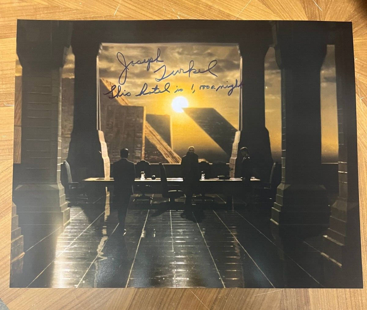 * JOE TURKEL * signed 16x20 photo * BLADE RUNNER * DR. TYRELL * PROOF ...