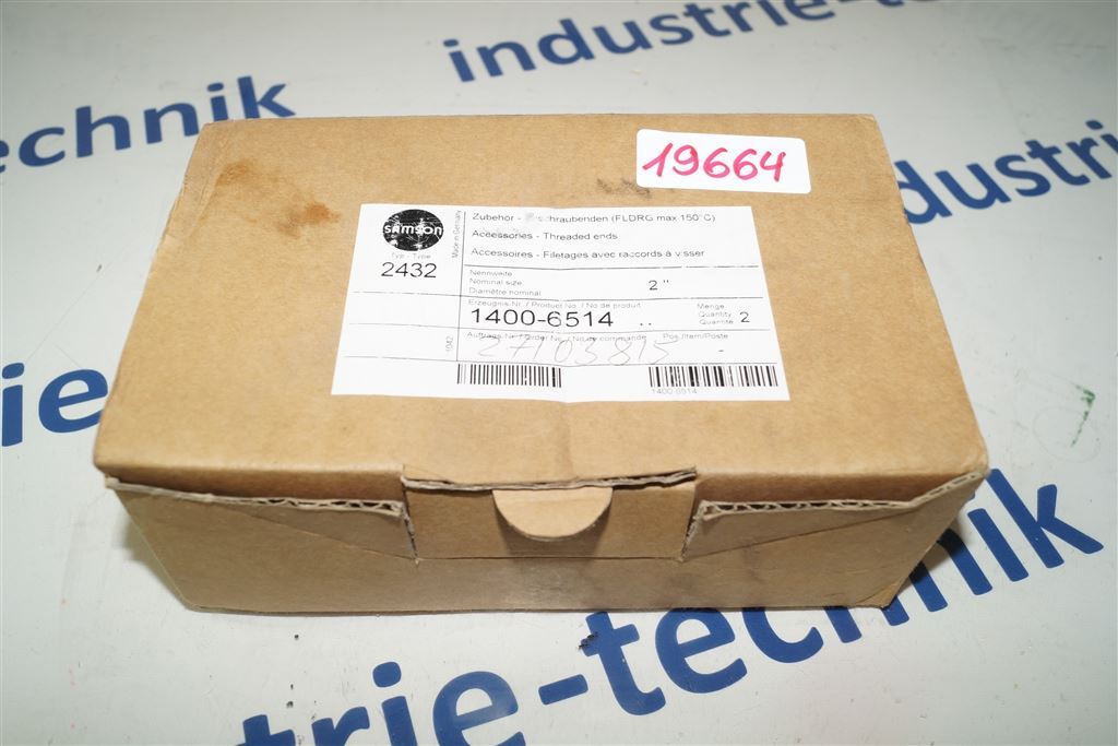 SAMSON 2432 Zubehör DN 50, Anschraubenden 1400-6514 | eBay.de