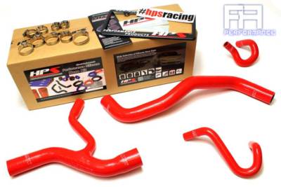 HPS Silicone Radiator Hose + Heater Hose For Ford 96-01 Mustang GT 4.6L ...