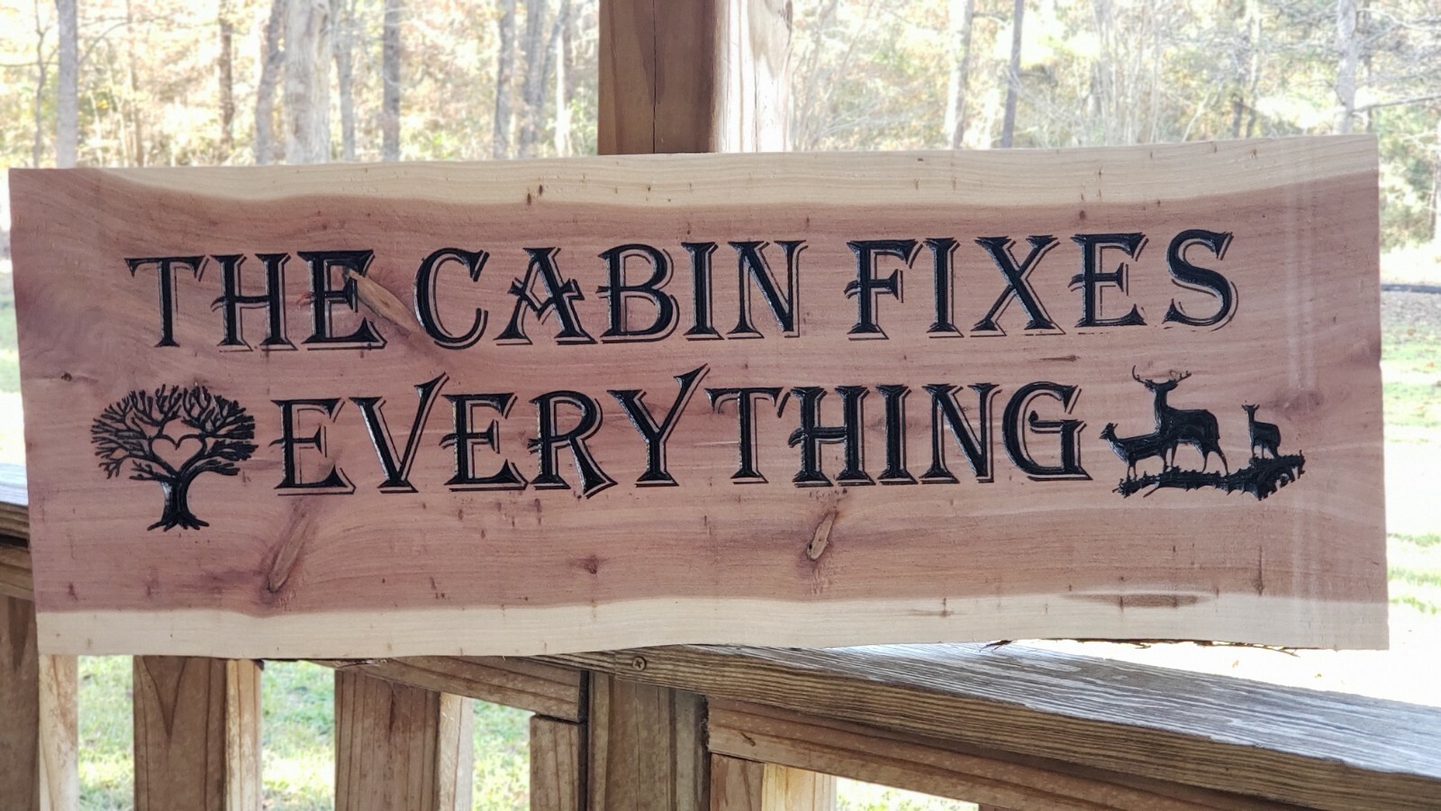 Family name sign- Cedar handmade Carved EST sign, Personalized Gift | eBay