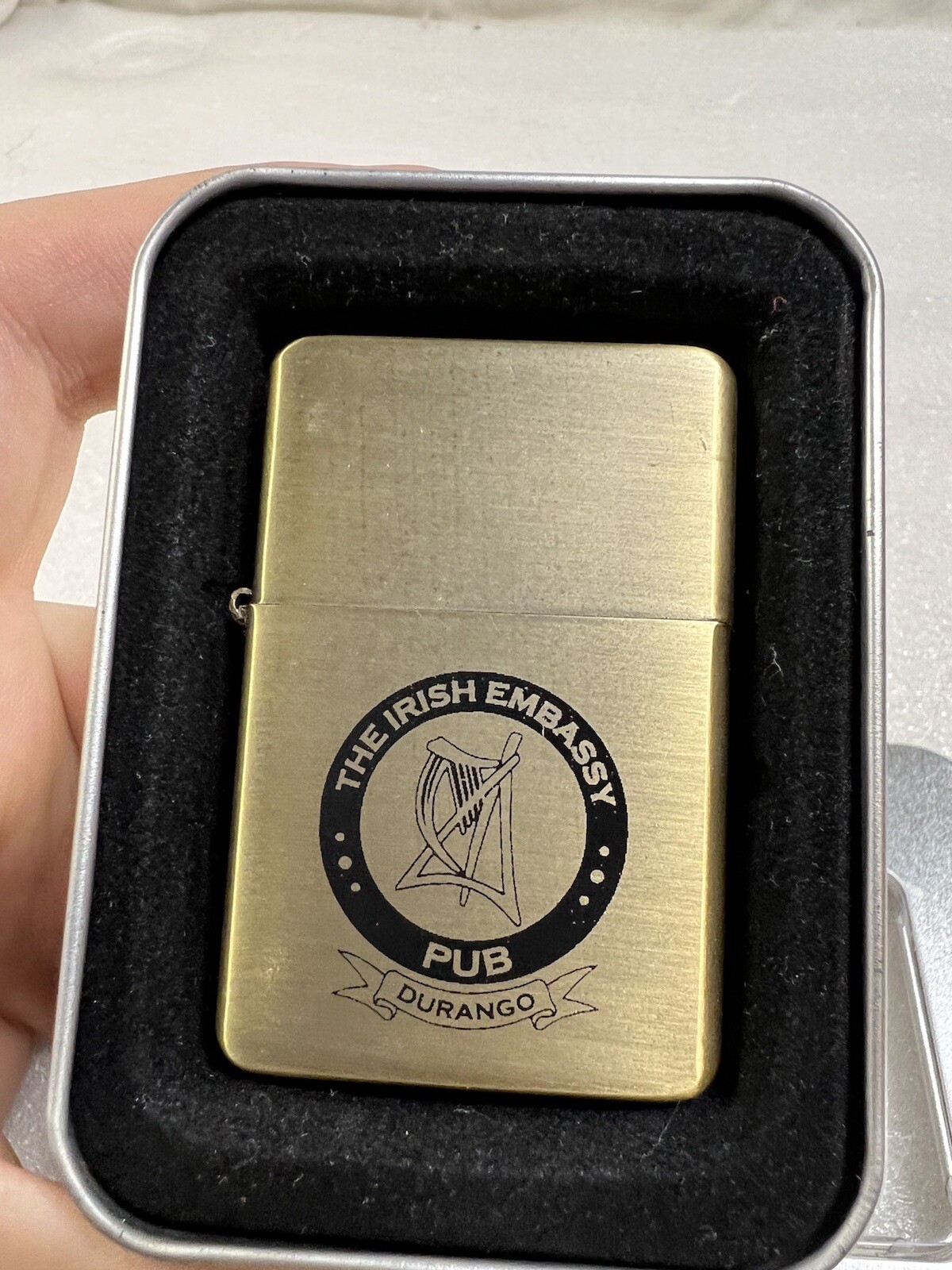 Touchlite Vintage Lighter Rare The Irish Embassy Pub Durango | eBay