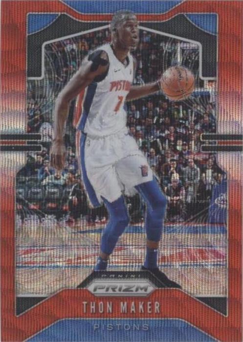 2019-20 Panini Prizm - Thon Maker #96 Ruby Wave Prizm for sale online ...