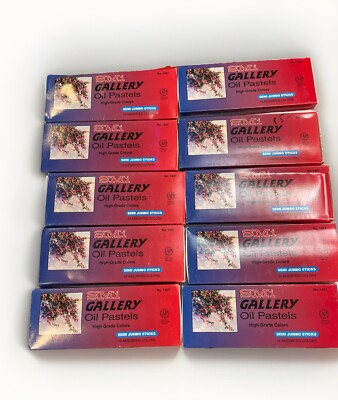 Smi Gallery Oil Pastels Lot 10 High Grade Colors 10 Count Semi Jumbo ...