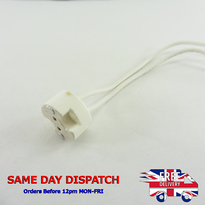 50W Lamp Ceramic Holders LED Socket MR16 MR11 GU5.3 Bulb Quarts Light ...
