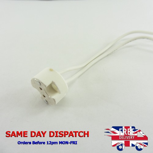 50W Lamp Ceramic Holders LED Socket MR16 MR11 GU5.3 Bulb Quarts Light ...