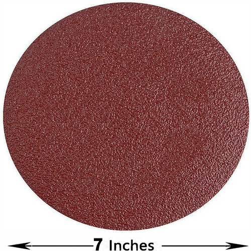 40 320 Grit 7 Inch Hook And Loop Flocking Sanding Disc 180mm Dia Sand ...