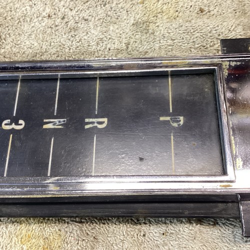 1968-1972 Chevelle A/T Center Console Shift Indicator Top Plate 3919906 ...