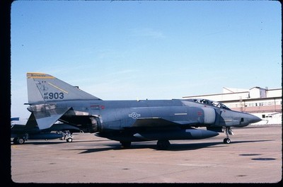 710-01 ORIGINAL K64 AIRCRAFT SLIDE: USAF McDD RF-4C Phantom II 65-0903 ...