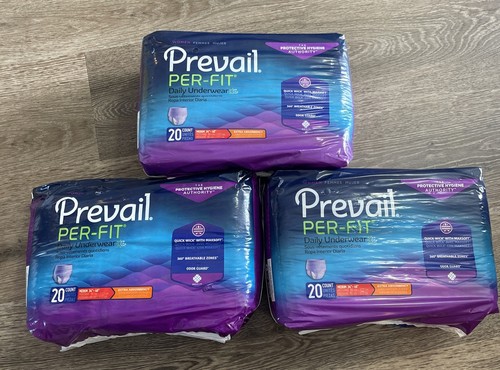Prevail Disposable Underwear Female Medium Extra 60 Count | eBay