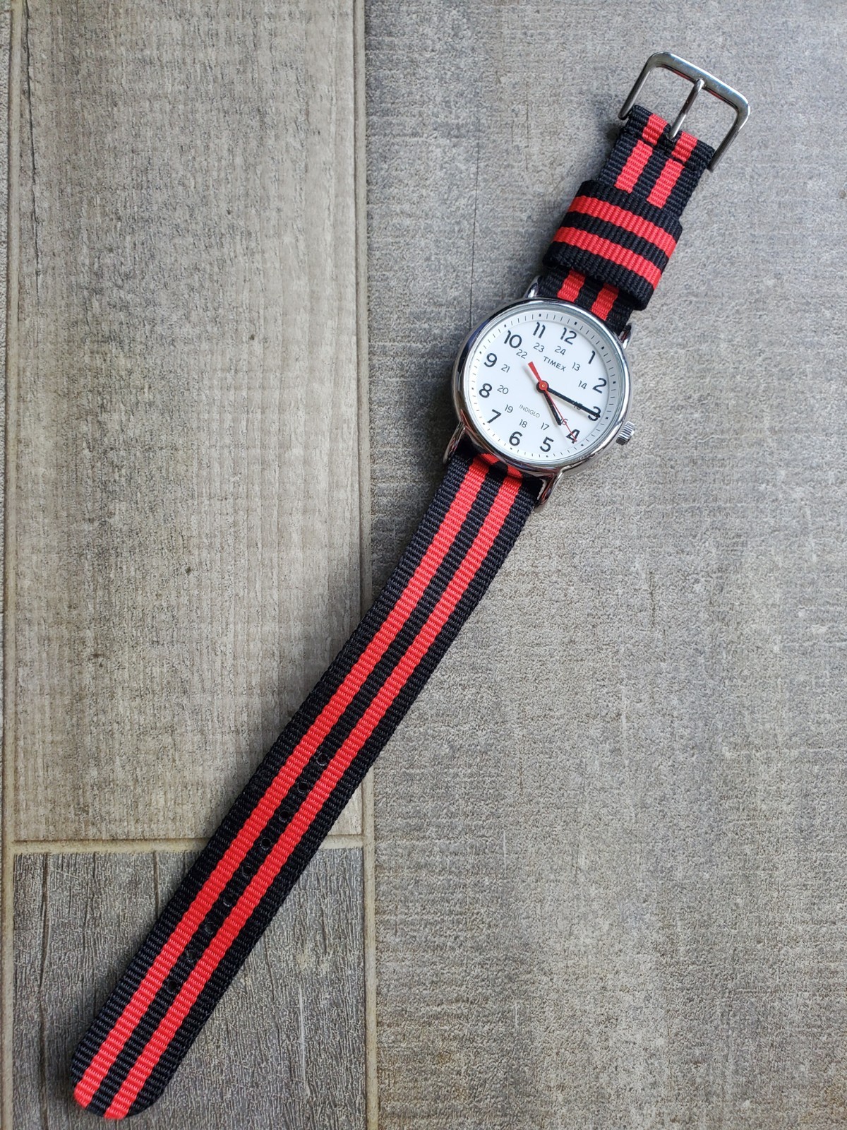 Timex Weekender Mens TW2P66000 Field Indiglo Nato Qua… - Gem
