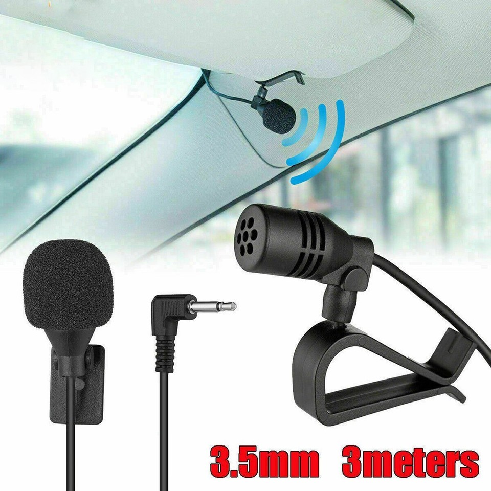 External Microphone Microphone 3.5mm Jack-Stereo For Car-Radio Cell ...