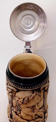 Original Rome King Werk Beer Stein Hand Made in Germany Pewter | eBay