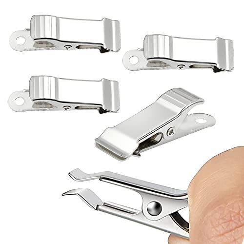 30 Pack Mini Alligator Clips 1.58x0.5Inch Spring Clamps for Hanging ...