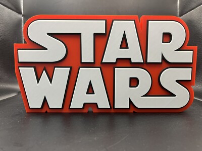 Star Wars Comic Logo Sign Display | 3D Wall Desk Shelf Art | eBay
