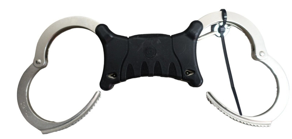 TCH840 Handcuffs Speedcuffs Cuffs Genuine Ex Police Rigid Handcuffs ...