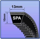 SPAX COGGED (MC) SPA V BELT SPAX1757 - SPAX4250 13MM X 10MM VEE BELT ...