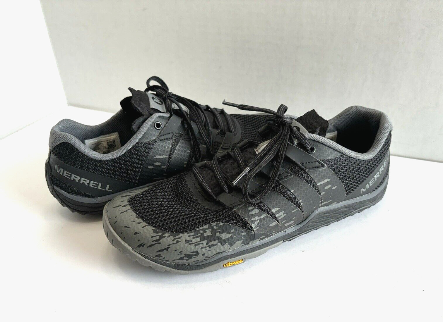 Merrell Trail Glove 5 Black Barefoot Trainers Running… - Gem
