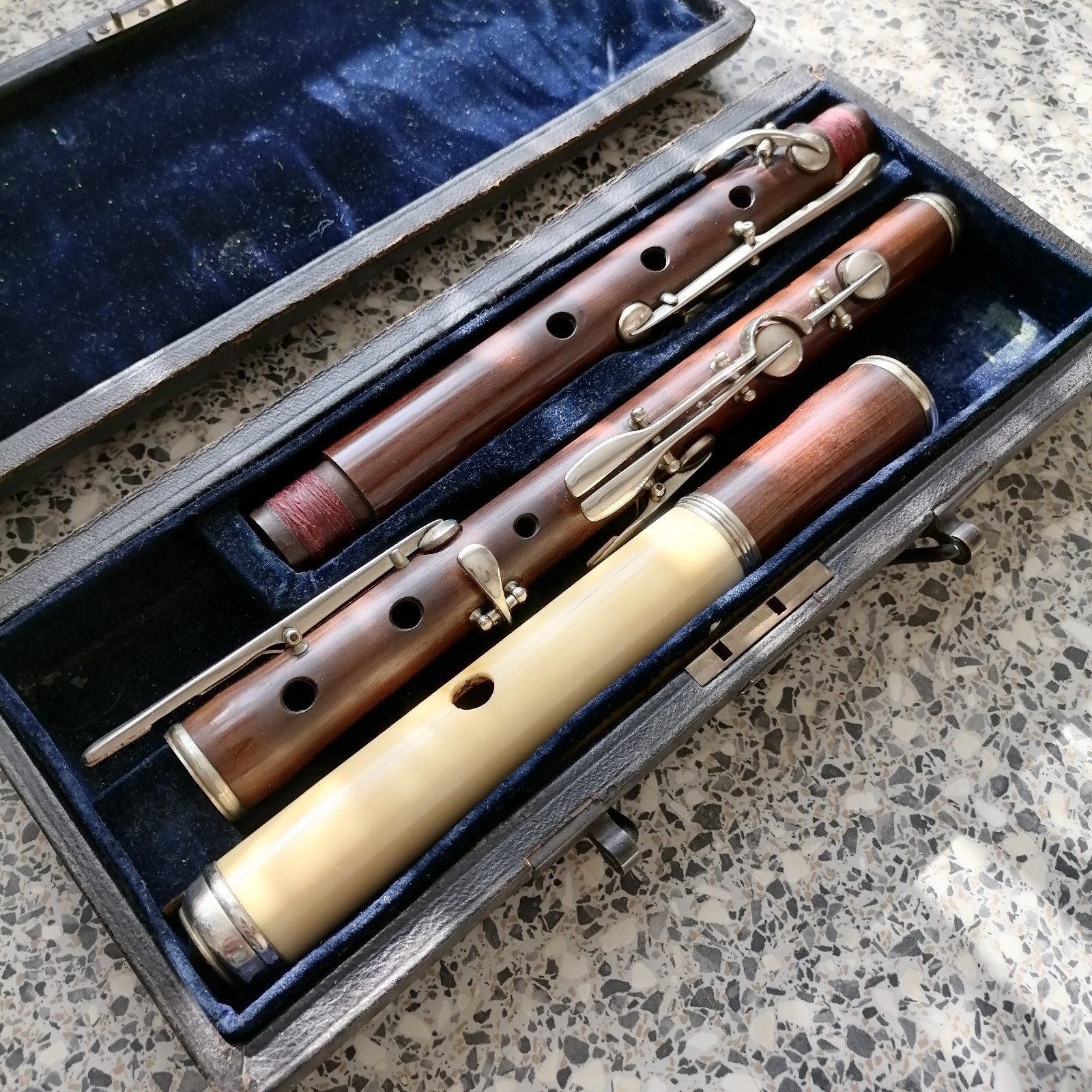 Antique / Vintage Wood and Bone 8 Key Flute | eBay