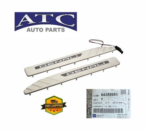 84359684 Illuminated Door Sill Plates With Denali Script for 2019-23 ...