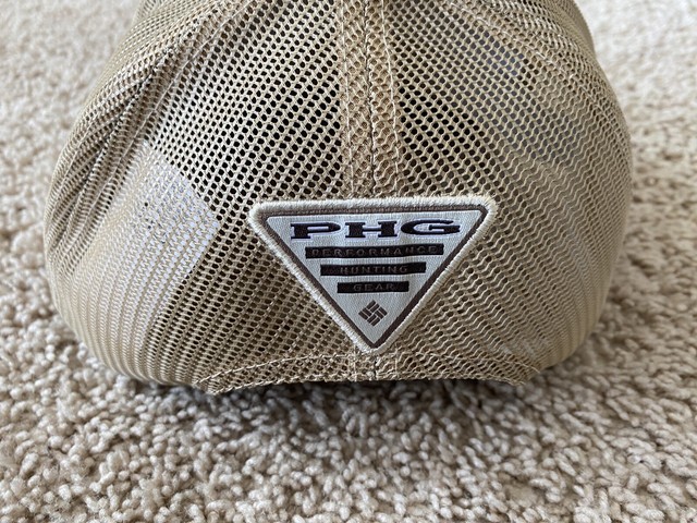 Columbia Men's Sportswear PHG Leather Game Flag Trucker Hat One Size ...