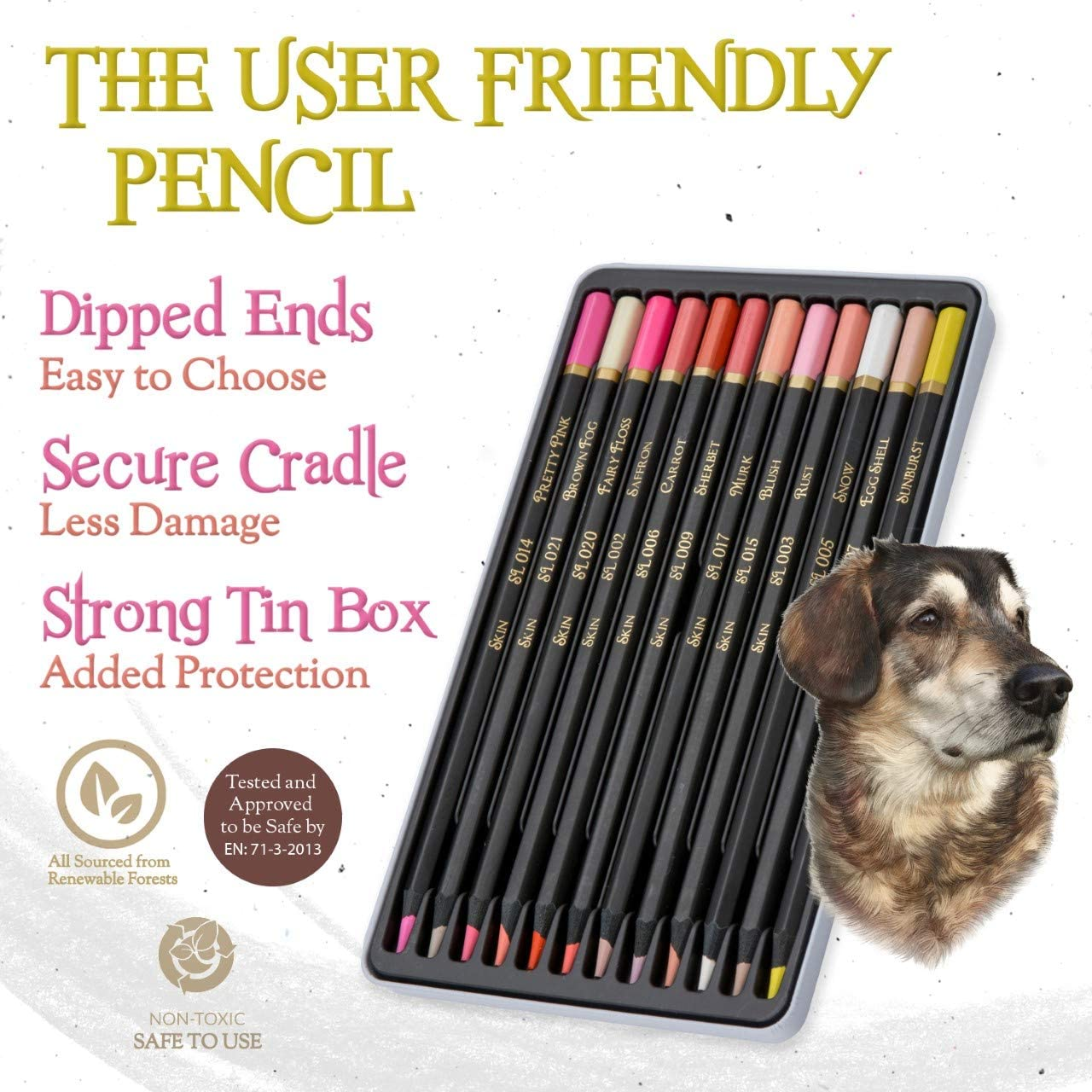Light Skin Colored Pencils | Portrait Pencil Set | Colored Pencil ...
