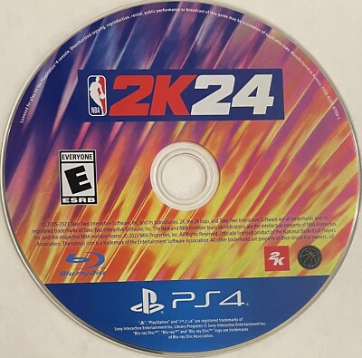 NBA 2K24 (Sony PlayStation 4, 2023, PS4) DISC ONLY | NO TRACKING ...