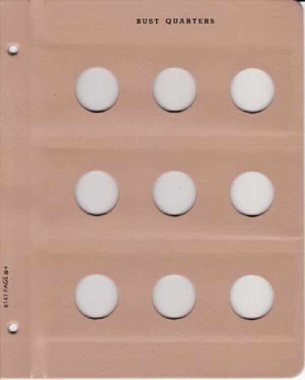 X3 Dansco Bust Quarters Extra Blank Pages Coins Collections Storage ...