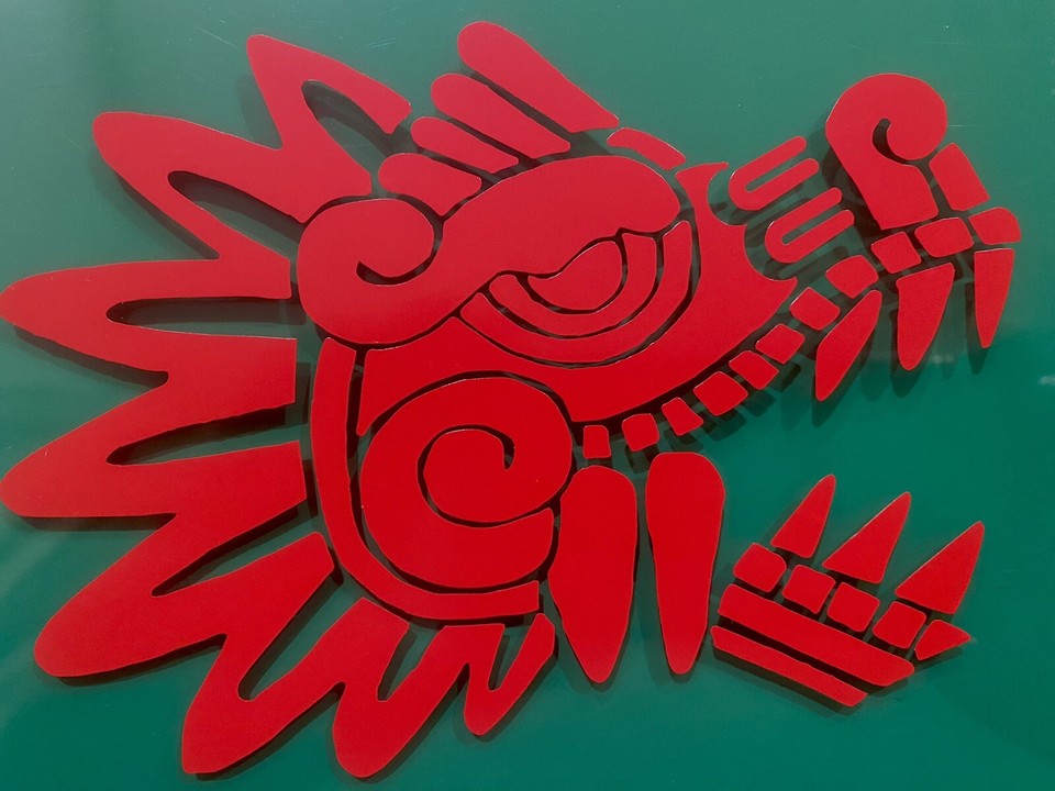 Aztec QUETZALCOATL Mayan KUKULKAN Sticker Decal, for laptop, Guitar ...