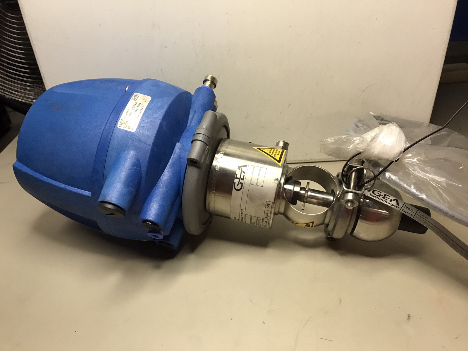 GEA TUCHENHAGEN NLE-DN15-EZ-TM1 P2DAK-06 SHUT-OFF VALVE CONTROLLER ...