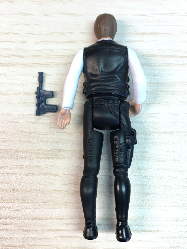 Vintage Star Wars Small Head Han Solo Complete 1995 TRU Classic Edition ...