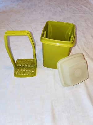Tupperware Deli Pickle Olive Keeper, Mashed Potato, Avocado Green, 3 ...