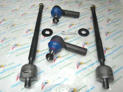 4PCS FRONT INNER & OUTER TIE ROD ENDS Fit 93-02 Toyota Corolla EV303 ...