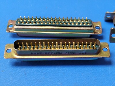 (1 PC) M24308/24-4 Conn D-Subminiature PIN 37 POS 2.8mm Solder ST 37 ...