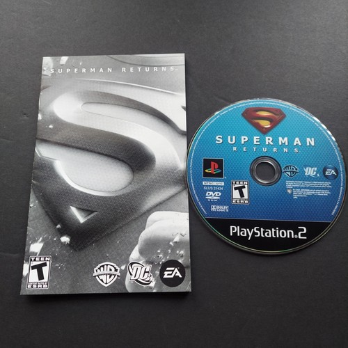 Superman Returns: The Video Game Sony PlayStation 2 PS2 DISC and Manual ...