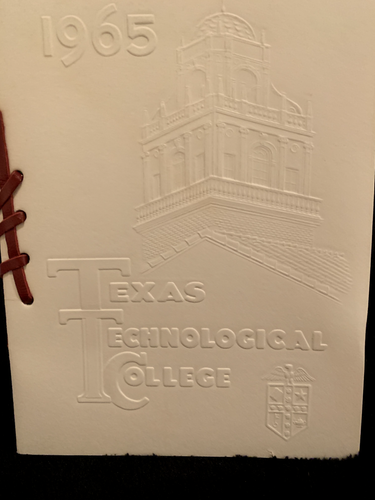 Vintage 1965 Texas Technological College (Texas Tech) Commencement ...