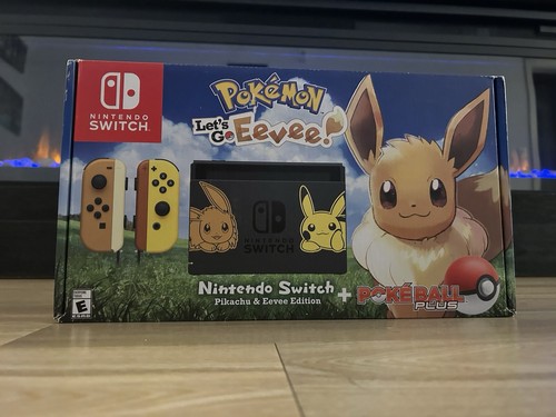 Pokemon Pokeball Plus Nintendo Switch Lets Go Pikachu/Eevee Poke Ball ...