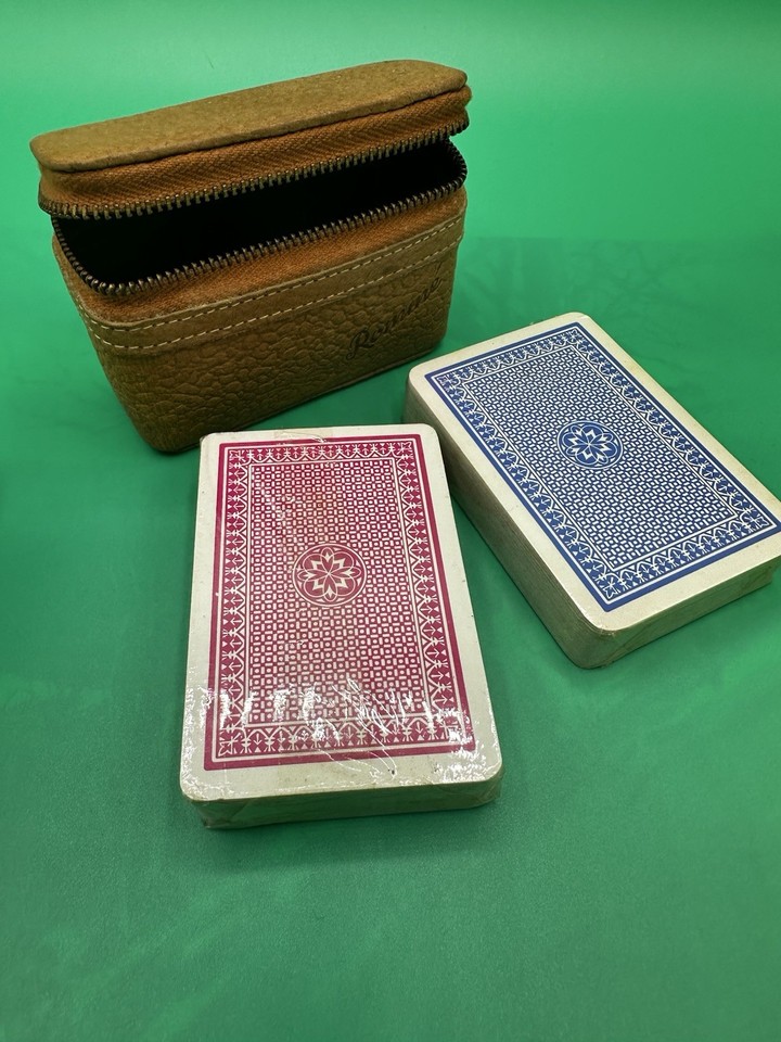NEW Vintage Piatnik Rommé Bridge Canasta Double Deck Sealed Cards w ...