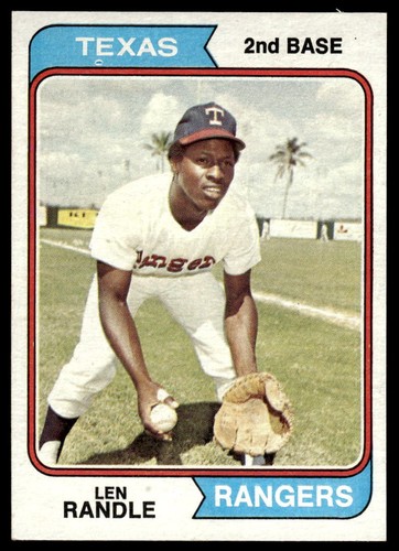 1974 Topps #446 Len Randle Texas Rangers Baseball | eBay