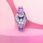 "Sanrio Kuromi & Hello Kitty Kids Watch Silicone Strap Quartz Cartoon ...
