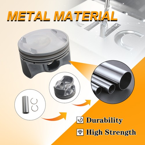 4X Piston & Pin & Snap Ring Kit for 2013-2020 Buick Encore 1.4T ...
