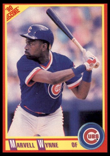 1990 Score #337 Marvell Wynne Chicago Cubs Baseball Card | eBay