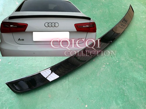 Painted Audi 2012-2018 A6 S7 C7 Quattro sedan rear trunk spoiler All ...