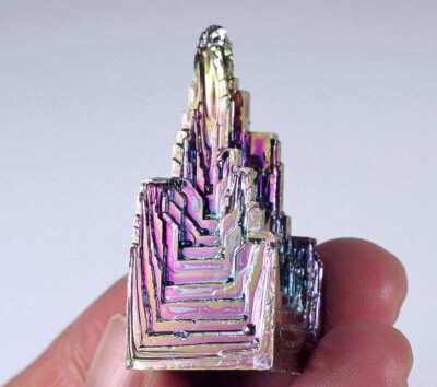 126Ct Rainbow Bismuth Crystal Mineral Specimen Rough Heated YBK808 | eBay
