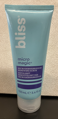 BLISS Micro Magic Microdermabrasion Renewing Scrub 3.4 fl oz 100 ml ...