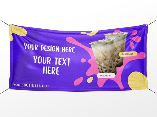 Custom Banner Display - Polyester/Vinyl - Indoor/Outdoor - Heavy Duty ...