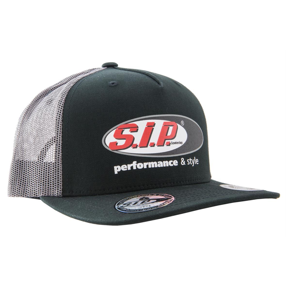 Cap Sip Scootershop Logo, Black/Grey, Size: One Size, Trucker Cap, 47% ...