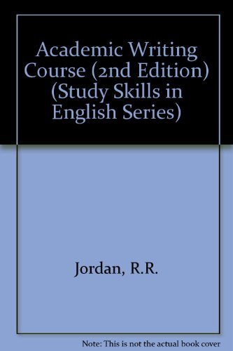 Academic Writing Course By R.R. Jordan | eBay
