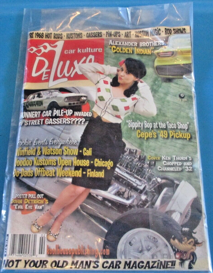 Car Kulture Deluxe Magazine Book February 2010 # 38 With Poster Kustoms ...